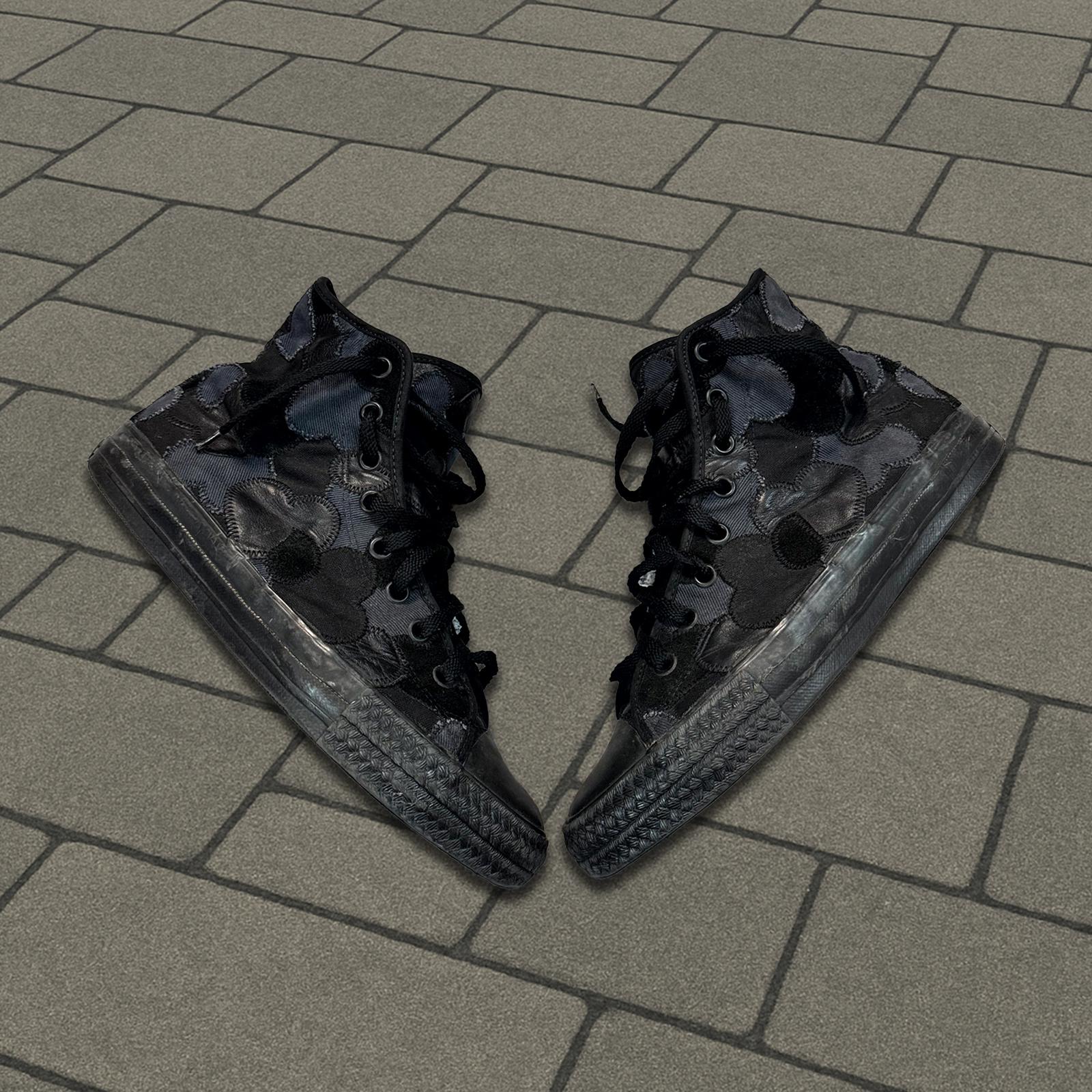 AW03 Number Nine Crying Hearts Patched Converse – Crybynoon Archive
