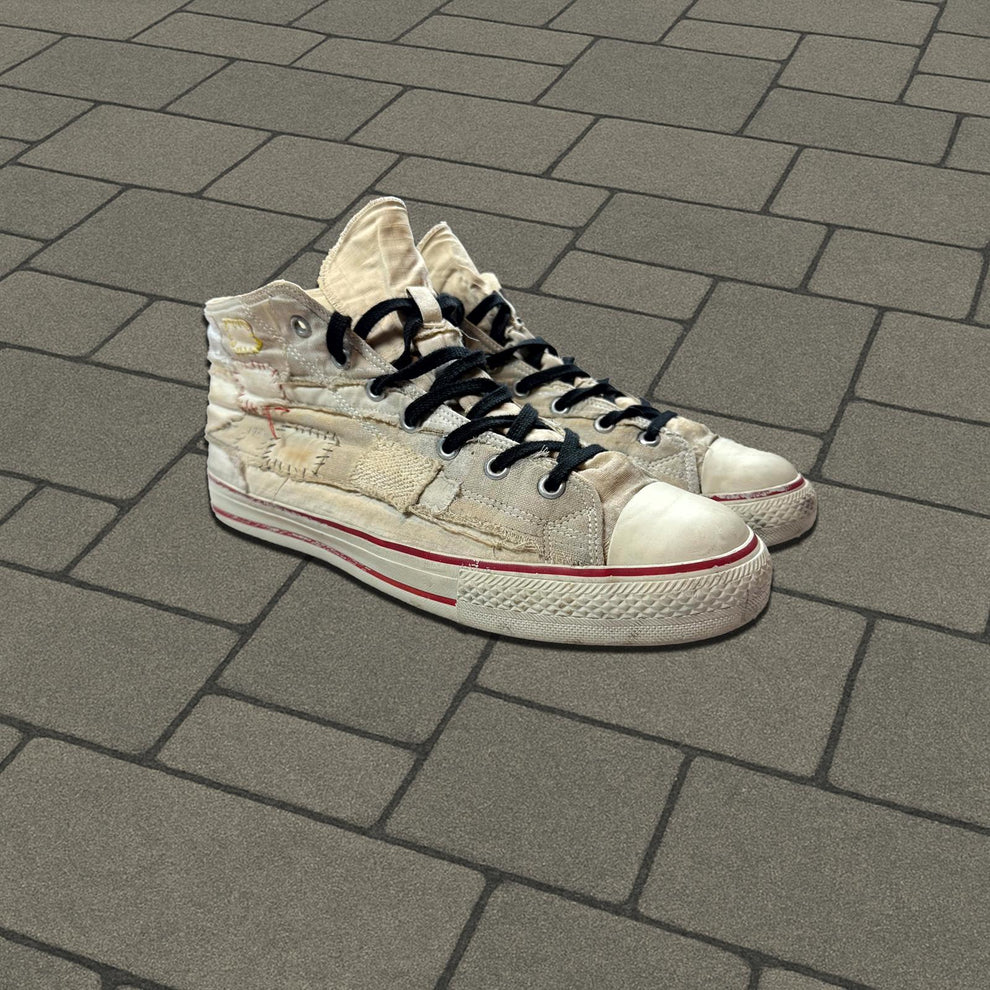 SS03 Undercover White ‘Scab’ Patch Converse – Crybynoon Archive